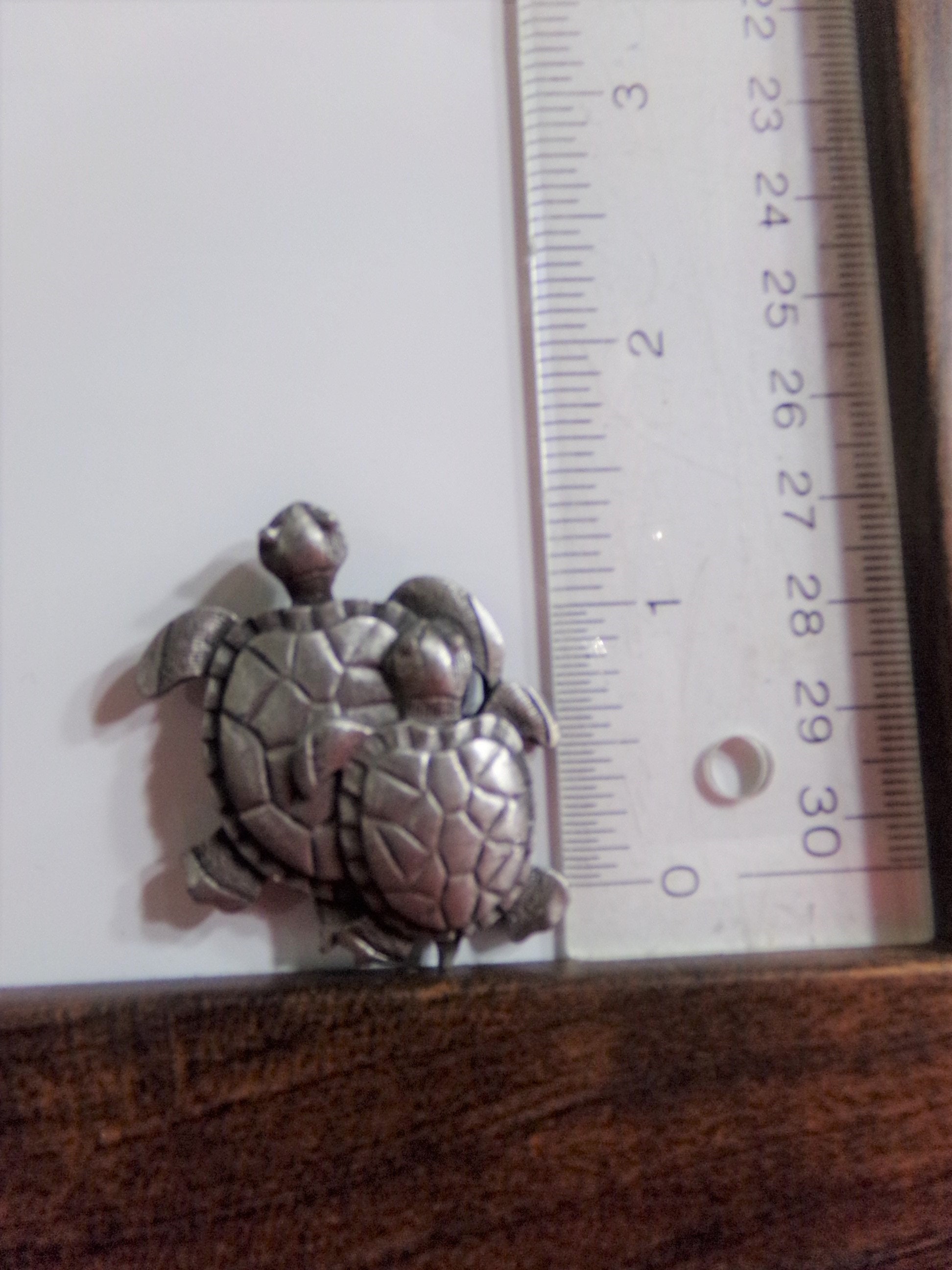 Pewter Turtles Refrigerator Magnet - Etsy