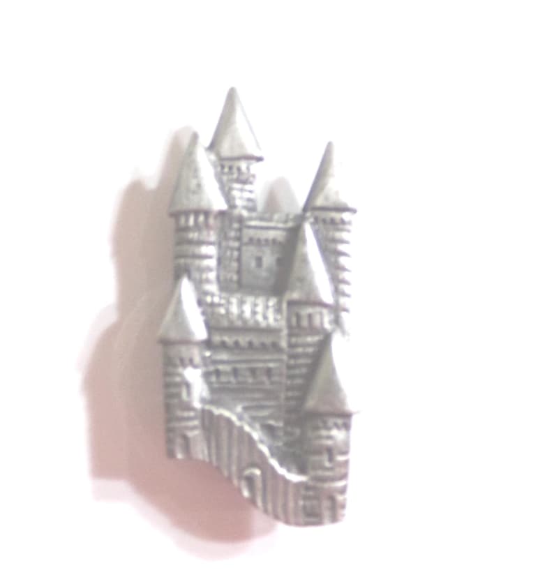 Pewter Castle Refrigerator Magnet - Etsy