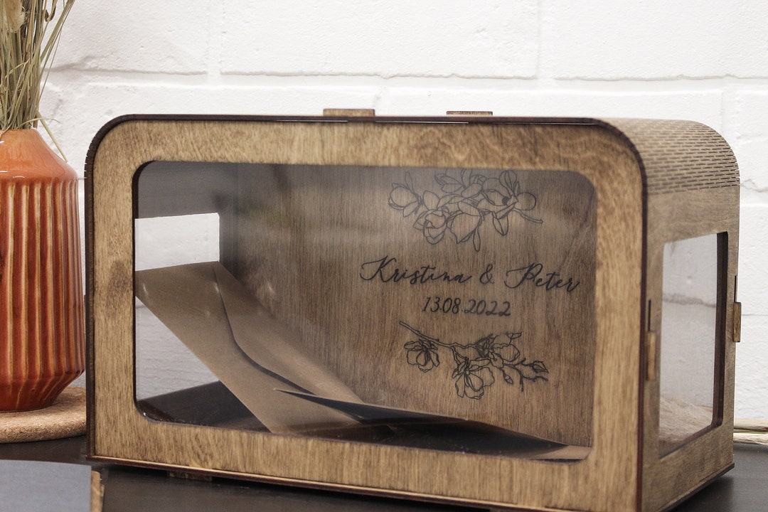 Custom Wedding Card Box Rustic Wedding Decor Boho Wedding Post Box ...