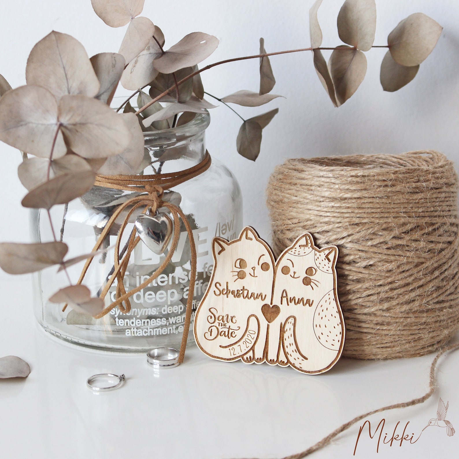 Cat Save the Date - Etsy
