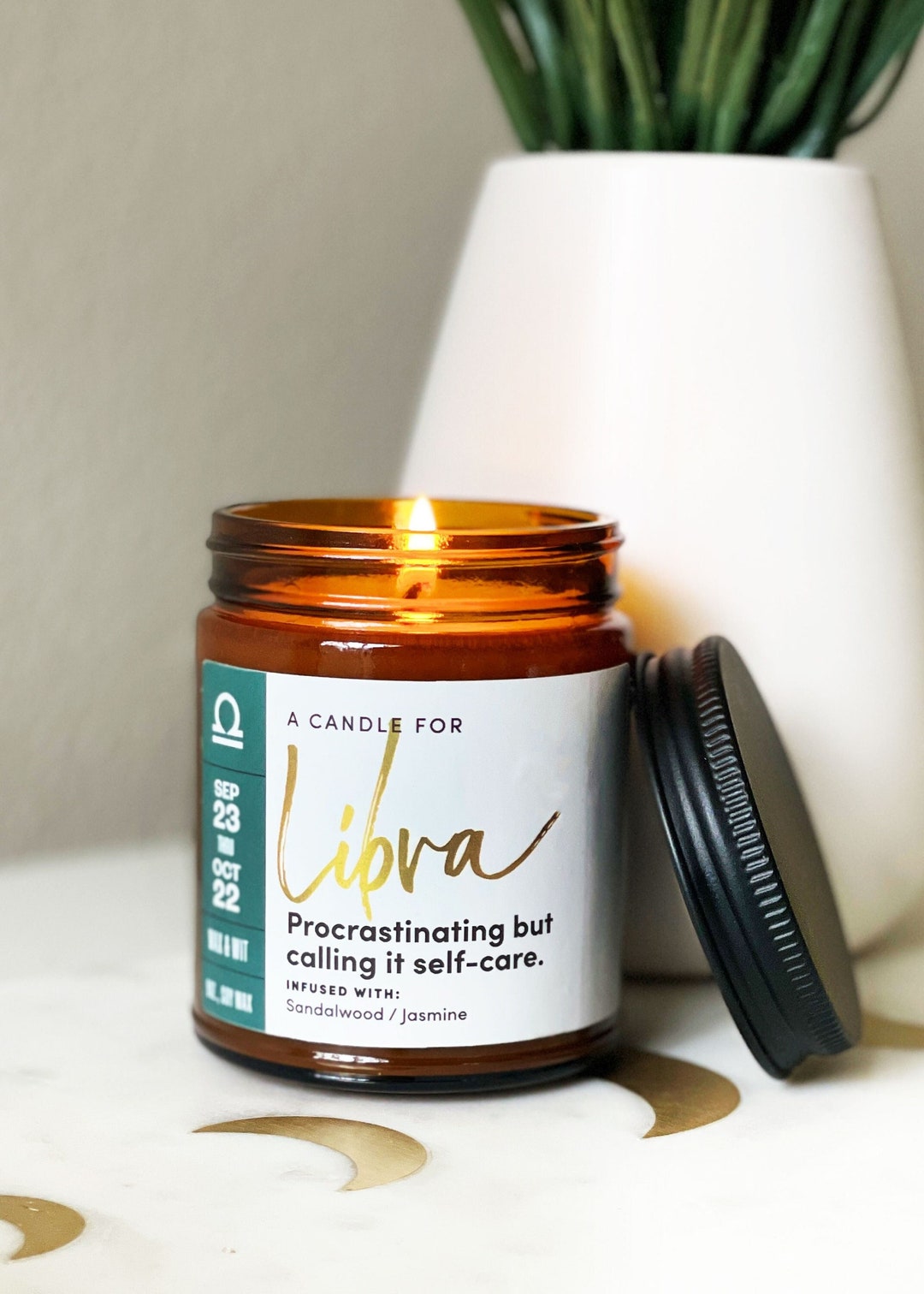 Libra Candle, Astrology Candle, Zodiac Candle, Libra Zodiac Gift - Etsy