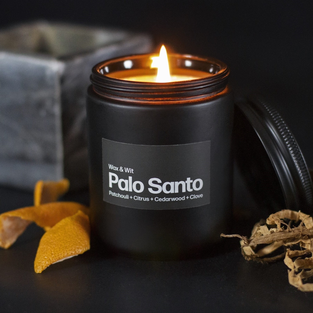 Candles for Men | Man Candles | Palo Santo Candle | Masculine Candle ...