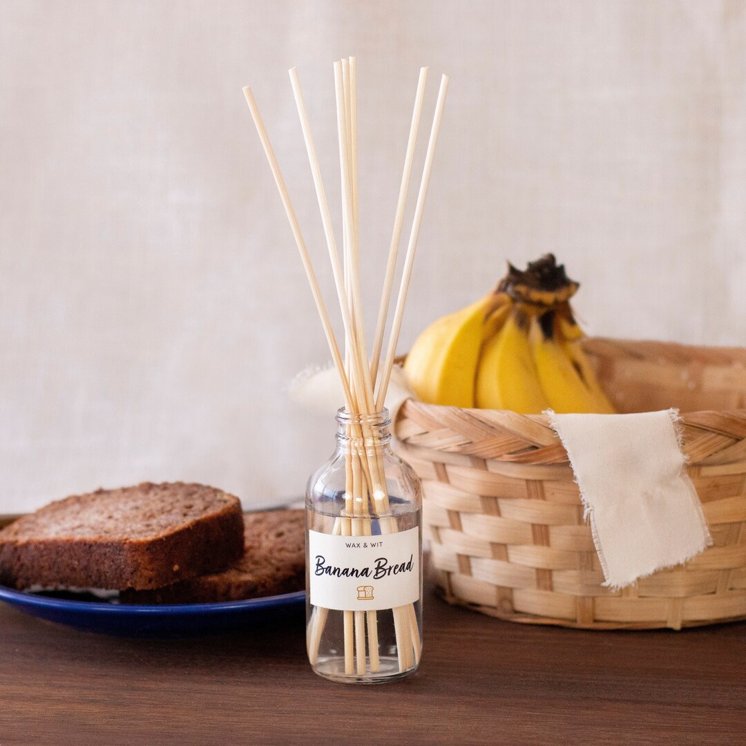 Fall Reed Diffuser for Home Banana Bread Diffuser Reed - Etsy