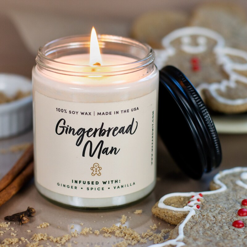 Gingerbread Candles - Etsy