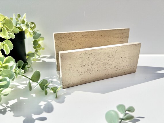 Stone Effect Letter Rack Minimalistic Letter Rack Wood Letter - Etsy