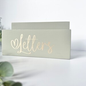 Minimalistic Letter Rack | Wood Letter Rack | Personalised Letter Rack ...