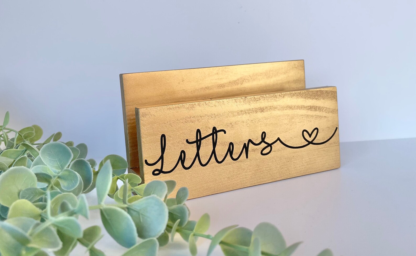 Minimalistic Letter Rack Wood Letter Rack Personalised - Etsy UK