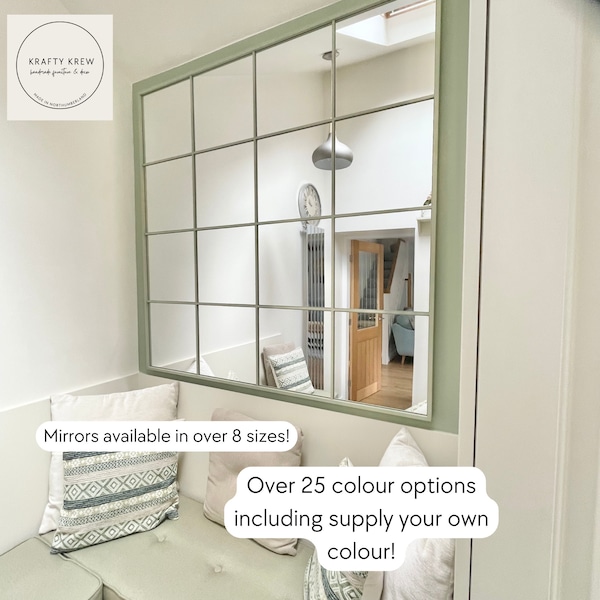 Oak Panelled Mirror - Etsy UK