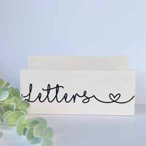 Minimalistic Letter Rack | Wood Letter Rack | Personalised Letter Rack ...