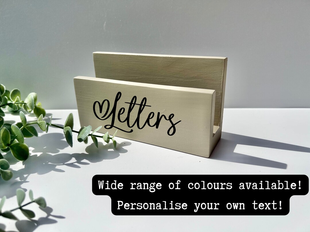 Minimalistic Letter Rack Wood Letter Rack Personalised - Etsy UK