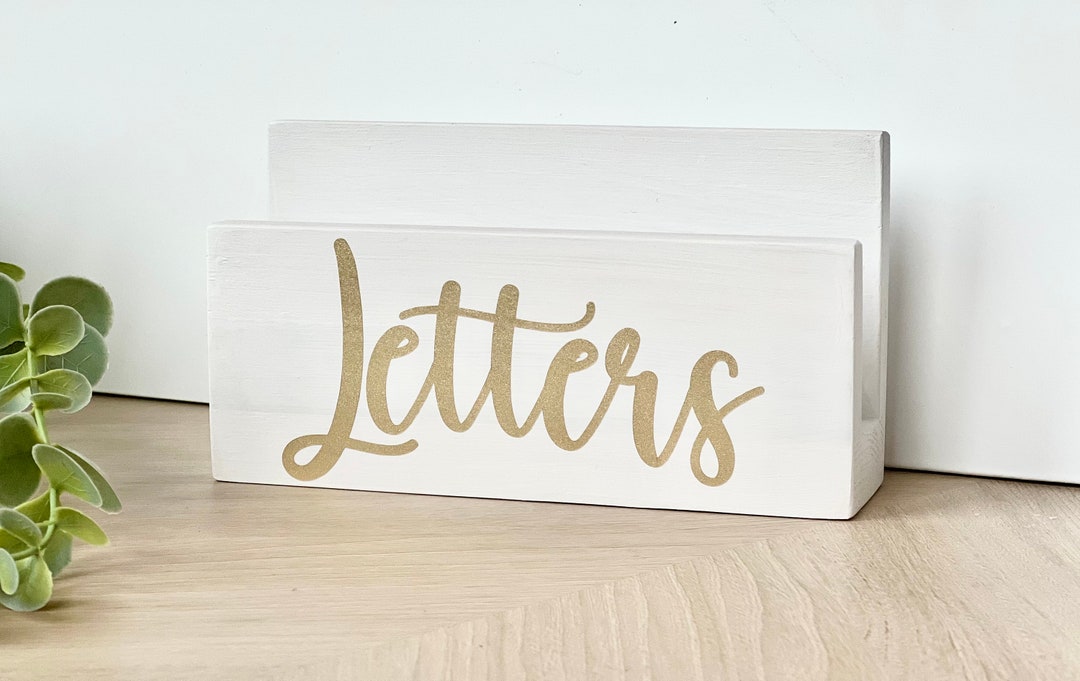 Minimalistic Letter Rack Wood Letter Rack Personalised Letter Rack ...
