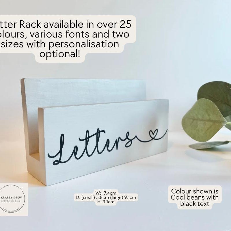 Letter Holder - Etsy
