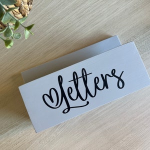 Minimalistic Letter Rack | Wood Letter Rack | Personalised Letter Rack ...
