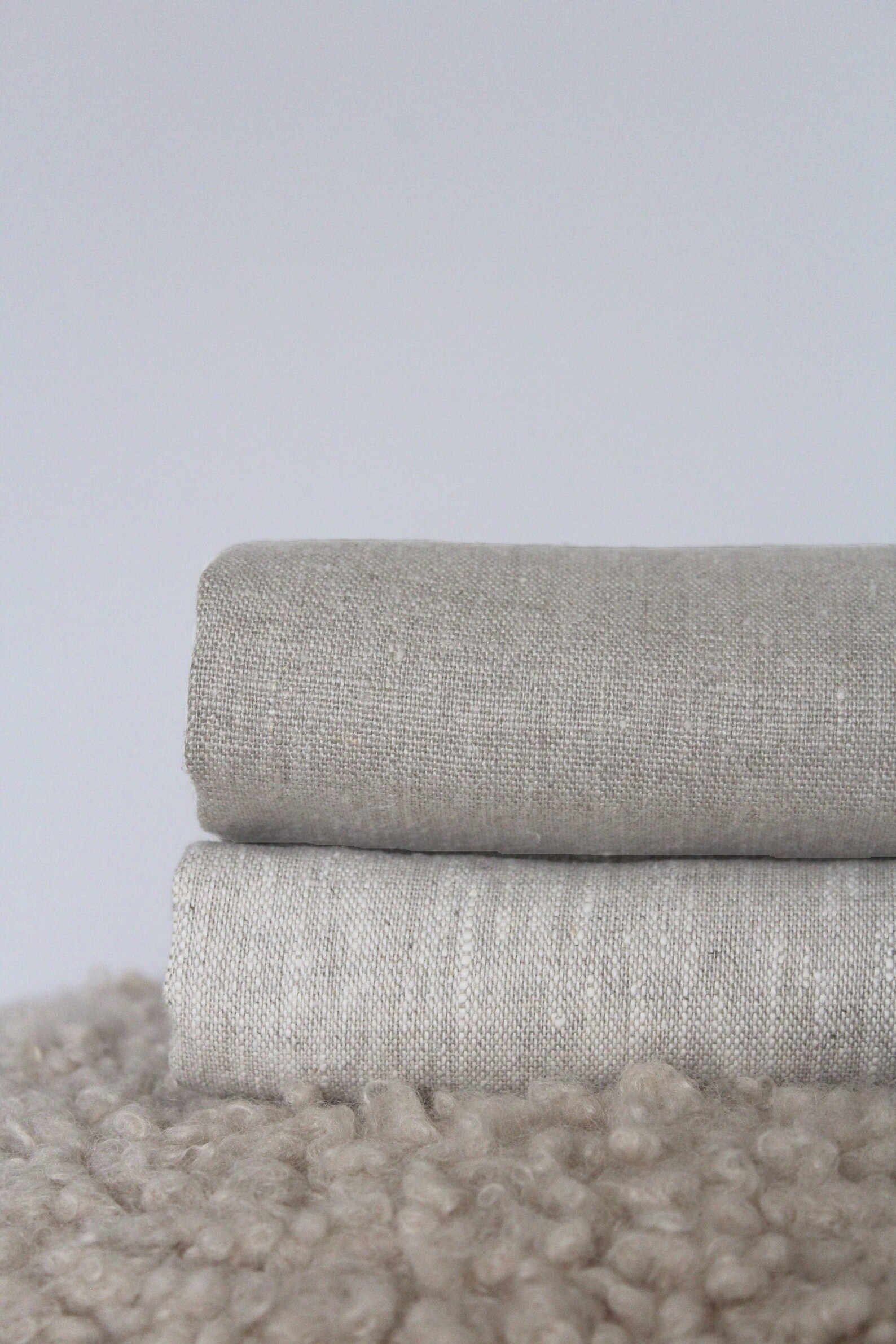 Mira Pure Linen Fabric Oeko-tex Certified Linen Fabric per - Etsy