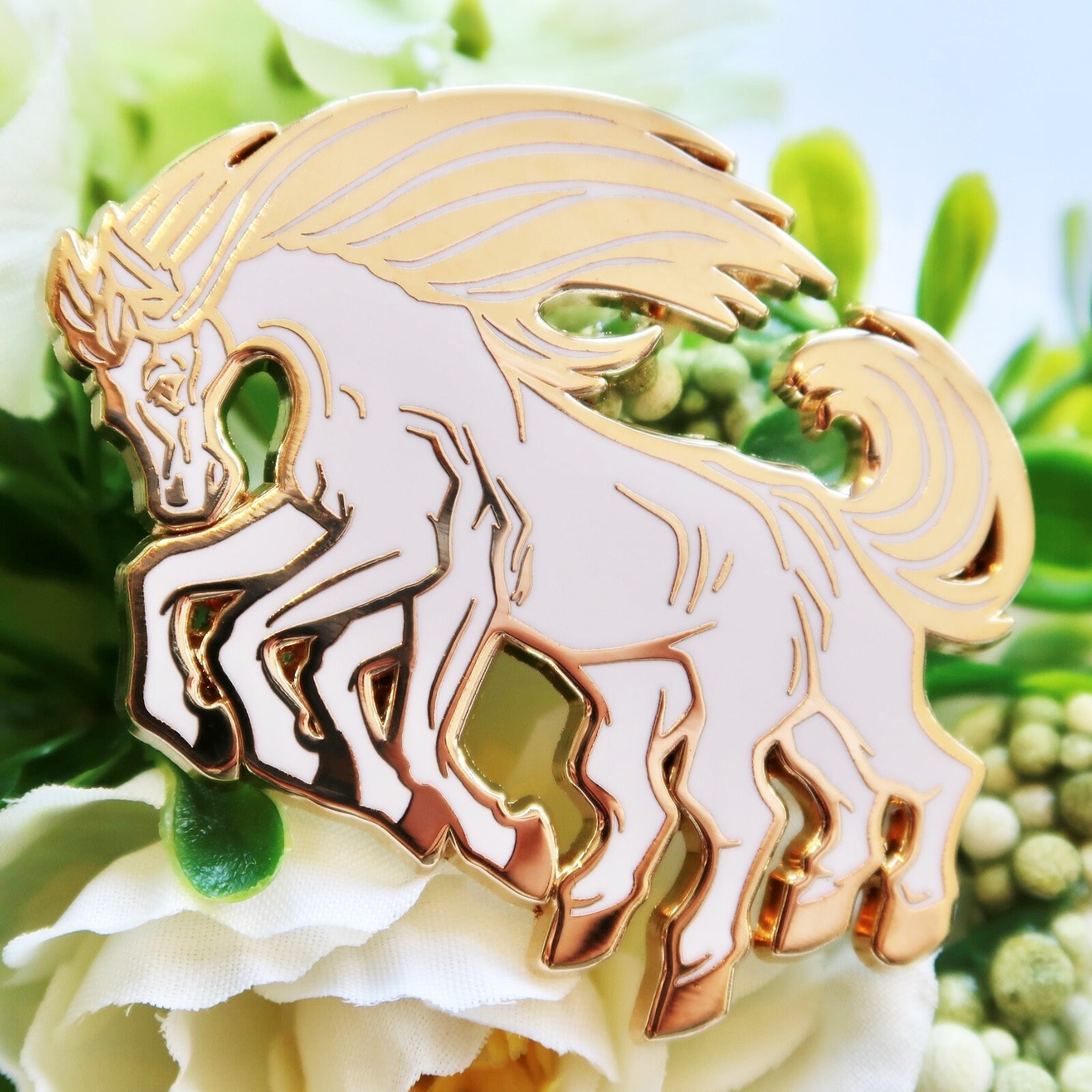 Norse Beasts SLEIPNIR ENAMEL PIN - Etsy