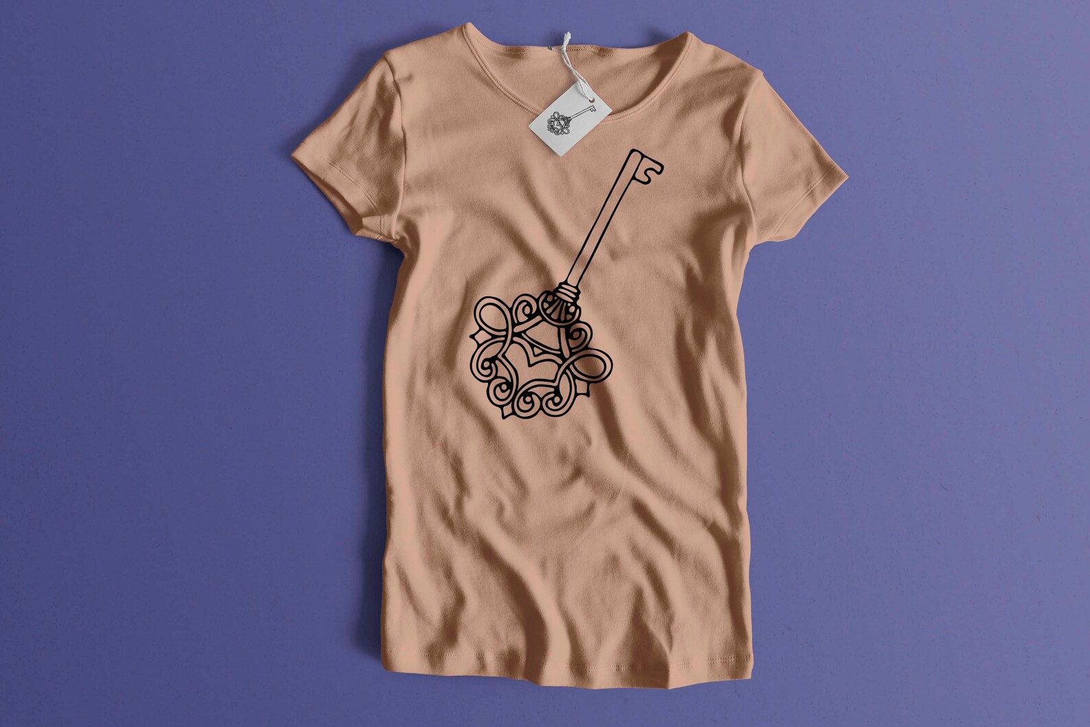 Retro Key Svg Template Openwork Vintage Key SVG Cut File for | Etsy