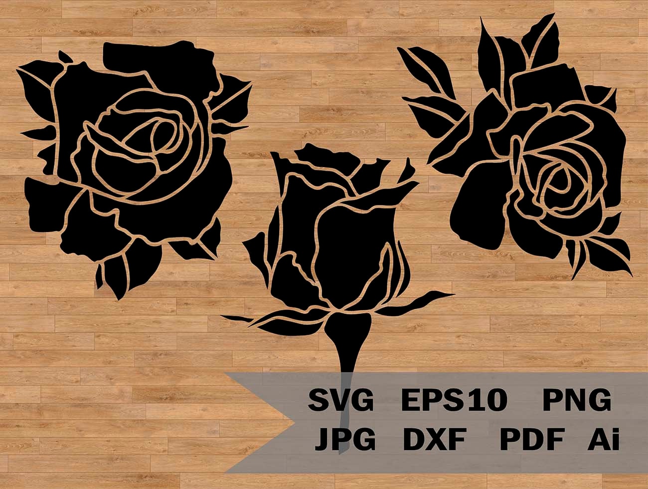 Rose Template Svg Roses SVG Cut File for Cricut and - Etsy