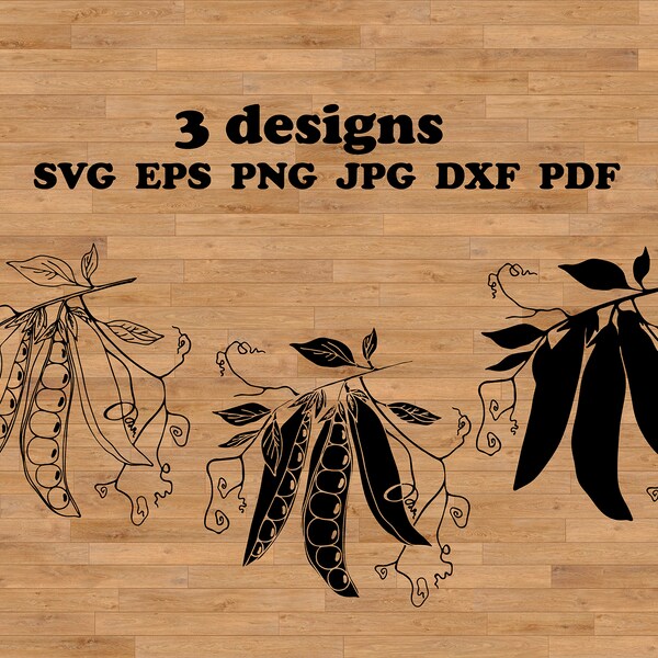 Peas Clipart - Etsy