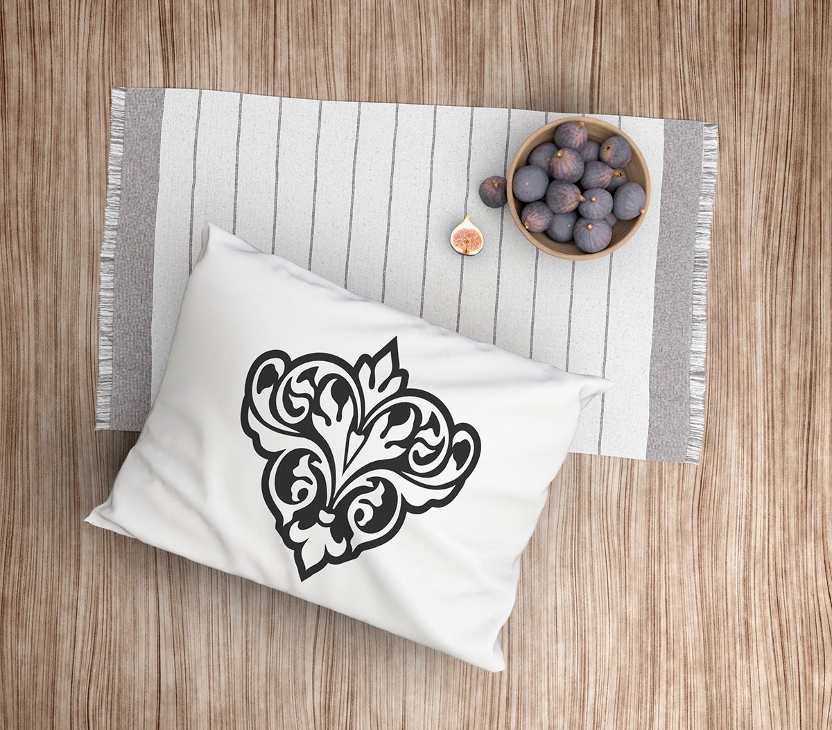 Baroque Pattern Template Svg SVG for Cricut and Silhouette - Etsy