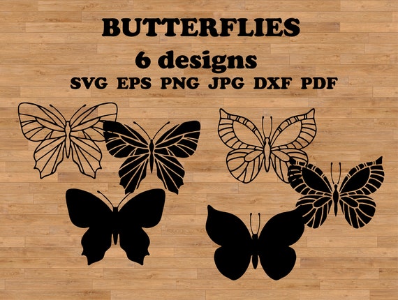 Cute Butterflies Svg Set of Butterflies Svg Butterfly Svg | Etsy