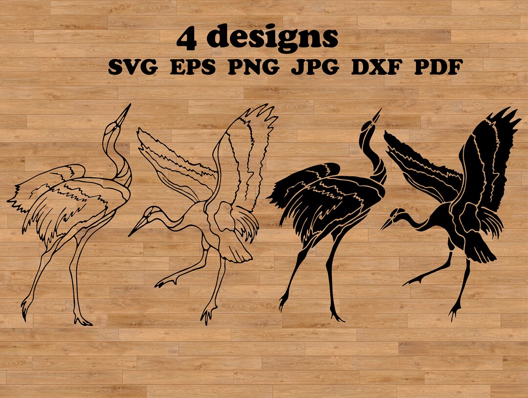 Stork Svg, Stork Silhouette, Svg Files for Cricut, Stork Clip Art ...