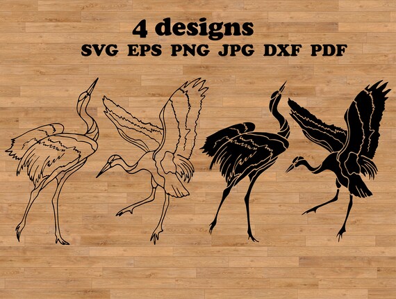 Stork Svg Stork Silhouette Svg Files for Cricut Stork Clip - Etsy