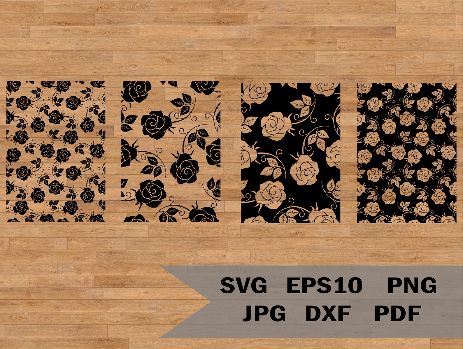 Roses Pattern Svg Seamless Pattern Svg Rose Flower Svg Rose - Etsy