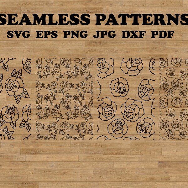 Western Rose Svg - Etsy