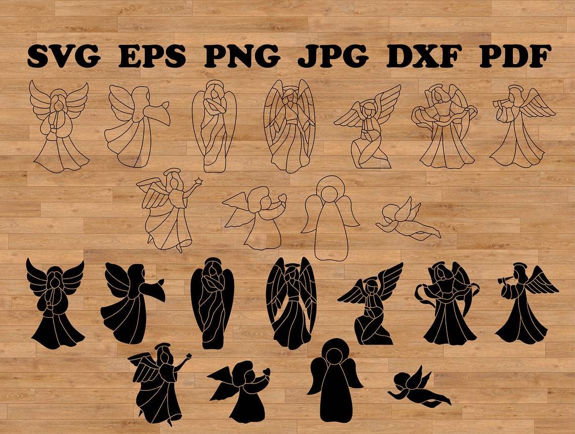 Angel Svg Christmas Angel Svg Religious Angel Svg Angel - Etsy