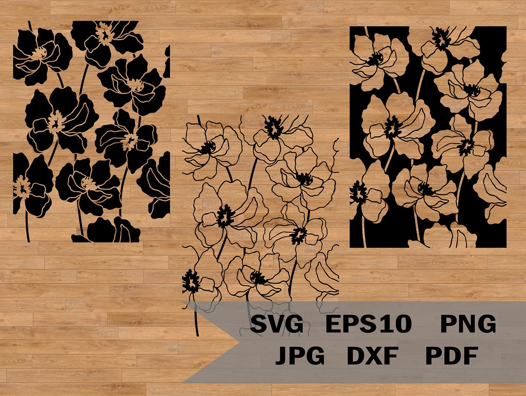 Seamless Pattern Svg, Flower Pattern Svg, Tooled Leather Png, Flower ...