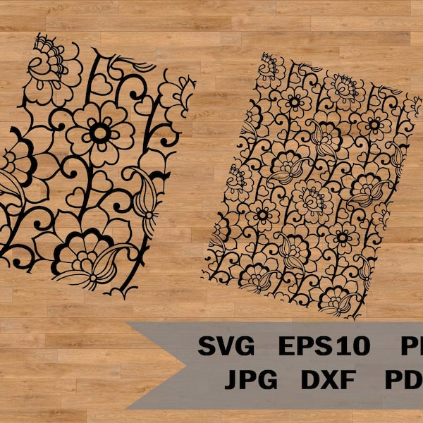 Lace Pattern Svg - Etsy