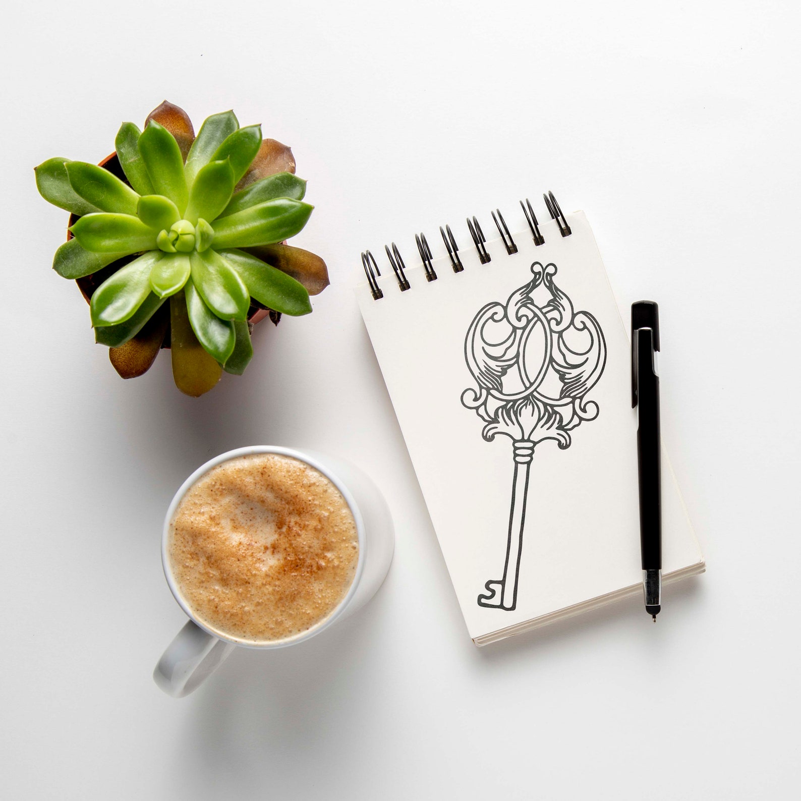 Retro Key Svg Template Openwork Vintage Key SVG Cut File for | Etsy