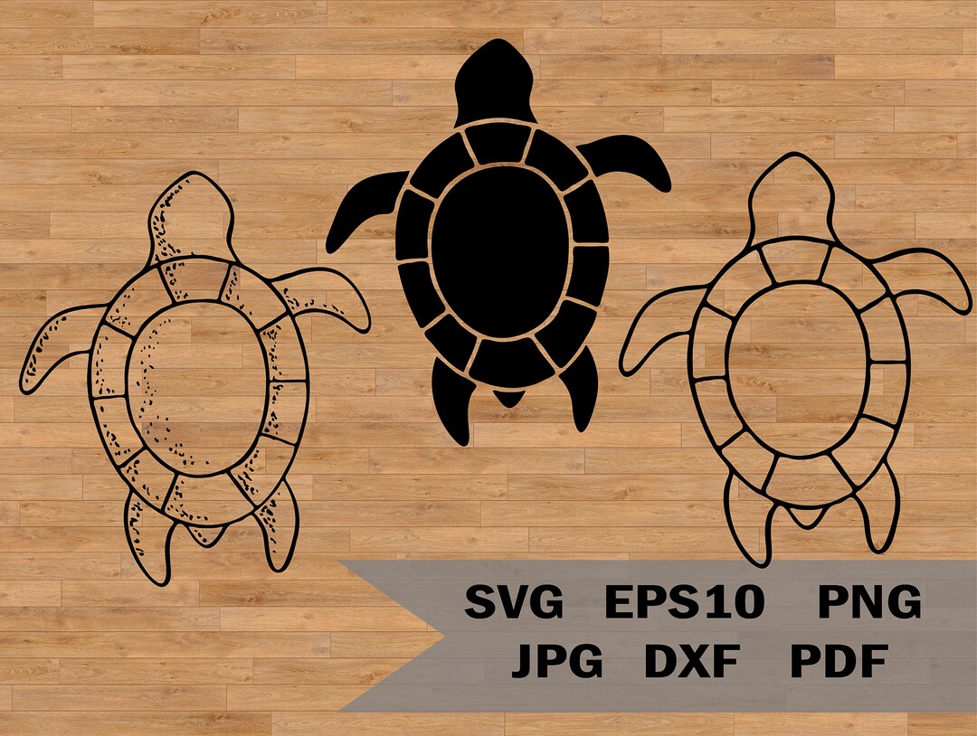 Turtle Svg File, Sea Turtle Svg, Sea Turtle Monogram, Sea Animals Dxf ...