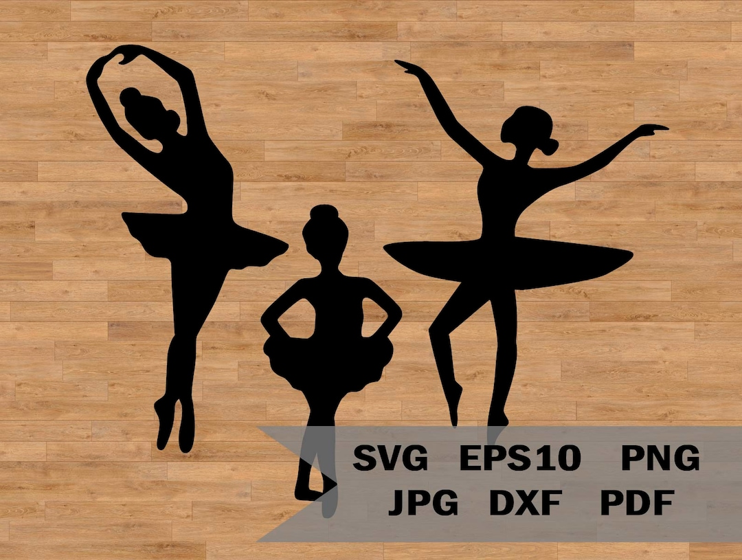 Ballerina Template Svg, Ballerina Silhouette, Ballerina Clipart ...