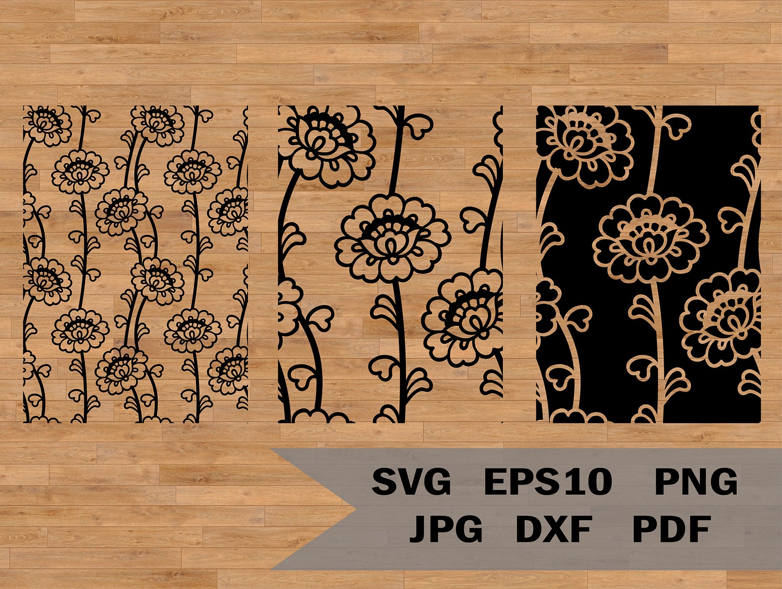 Seamless Clipart Seamless Pattern Svg Floral Pattern SVG - Etsy