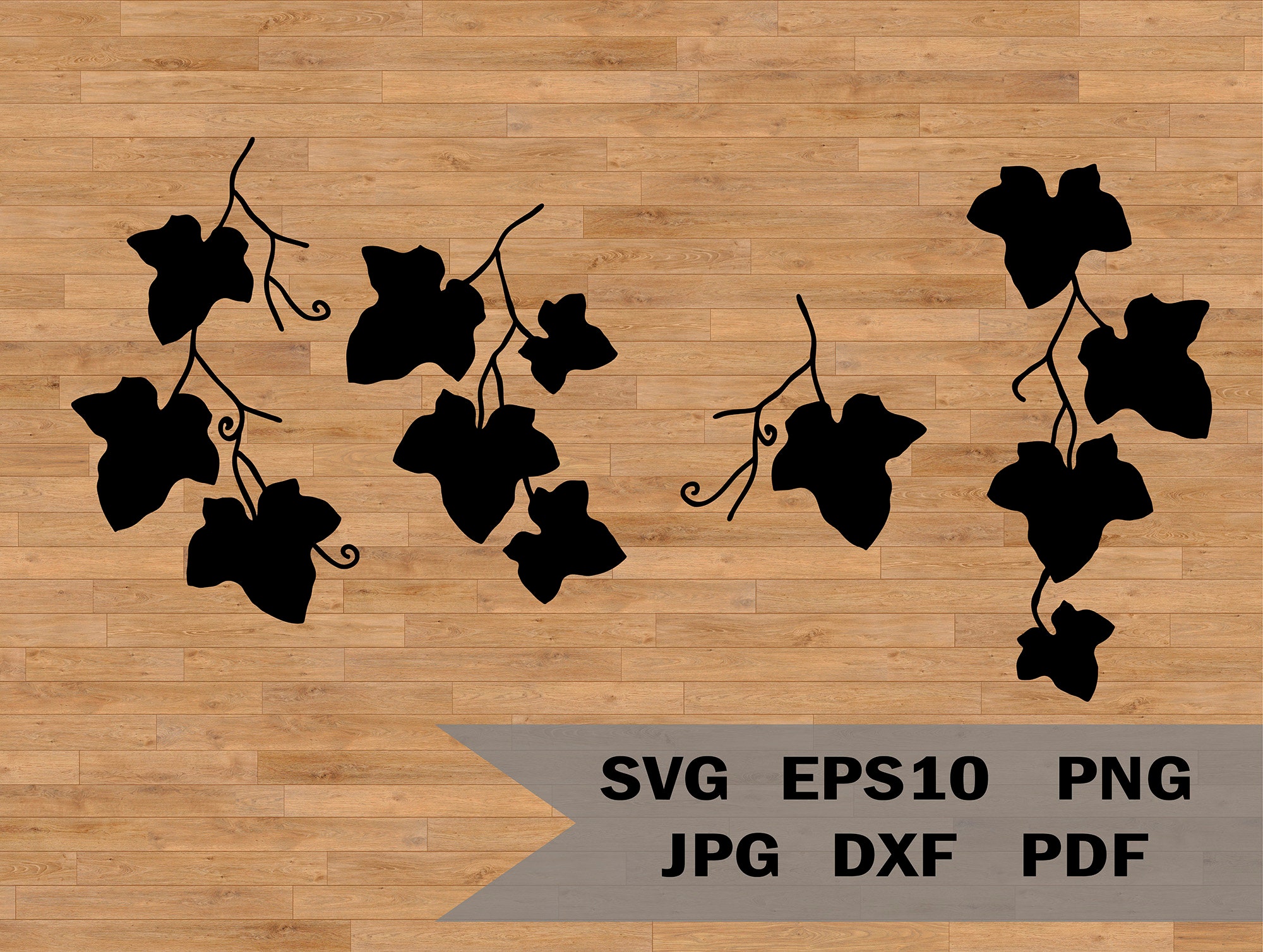 Ivy Branch Svg Ivy Leaf Ivy Digital Download Leaf - Etsy Canada