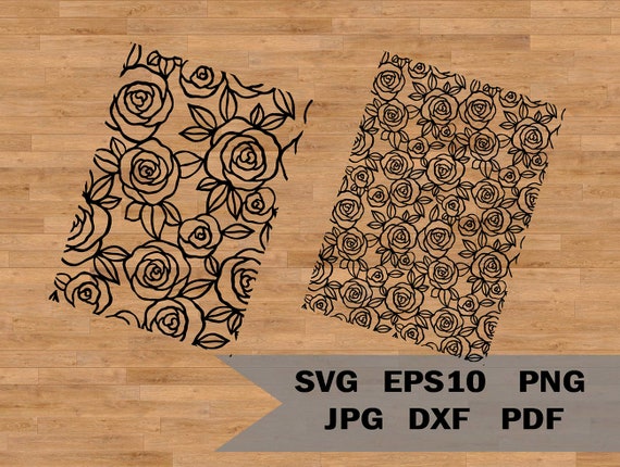 Seamless Floral Pattern SVG Vector Pattern Western Pattern | Etsy