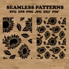 Sakura Pattern Svg, Botanical Cricut, Cute Vinyl Cut File, Floral ...
