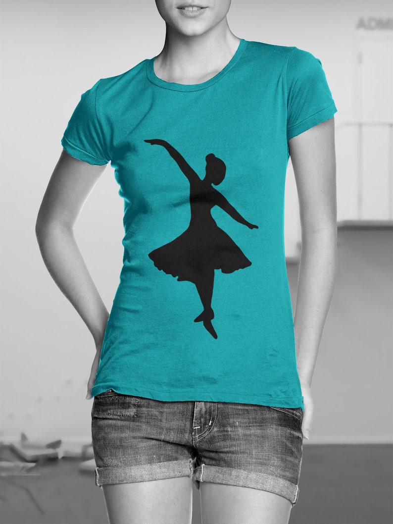 Ballerina Template Svg Ballerina Cut File Ballet Svg Clip - Etsy