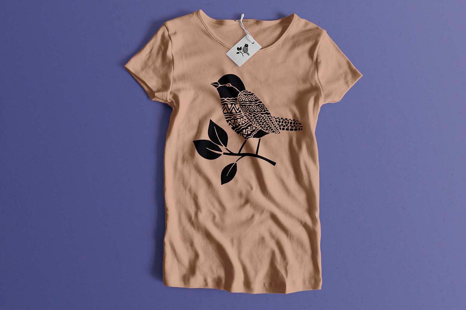 Bird Template Svg Bird With an Abstract Pattern Stencil Svg - Etsy