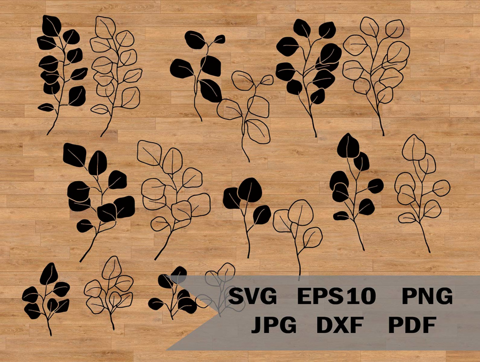 Eucalyptus SVG Gum Tree SVG Leaves SVG Nature Svg - Etsy Canada