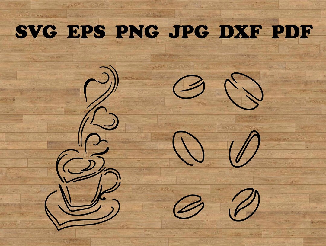 Coffee Svg, Espresso Svg, Coffee Mug Svg, Coffee Svg Bundle, Wavy ...