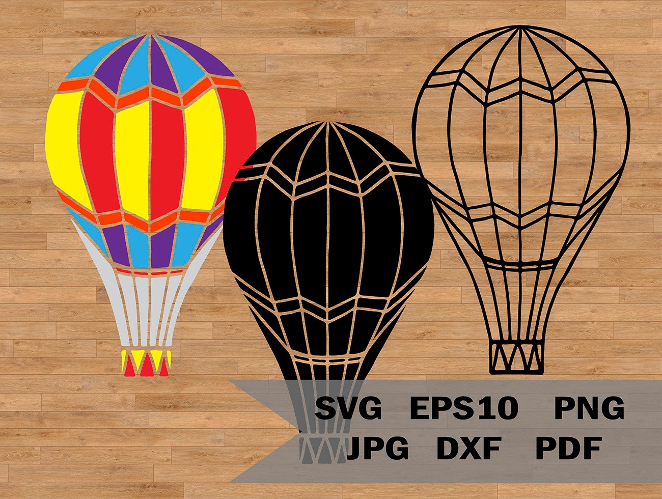 Hot Air Balloon Svg Cut File Digital Cut File Balloon Vinyl - Etsy