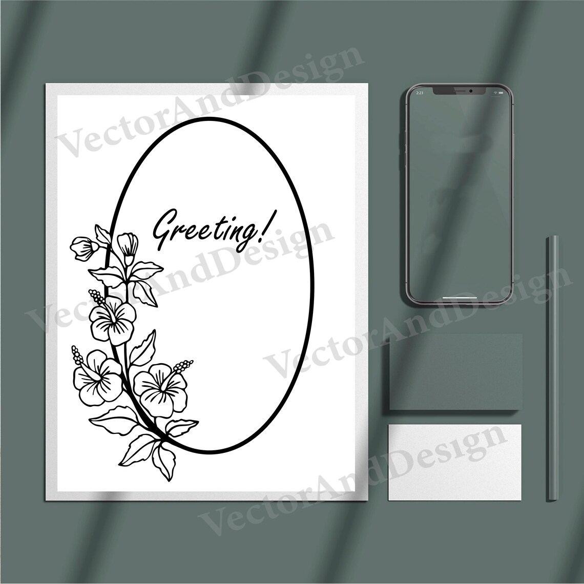Hibiscus Frame Svg, Circle Frames Png, Floral Frame Clipart, Vector ...