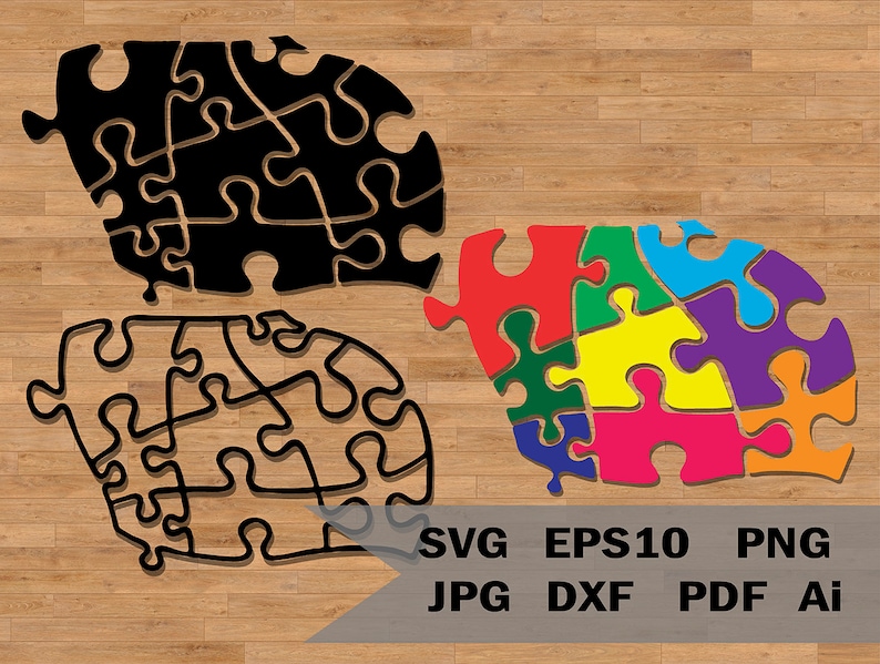 Puzzles Template Svg Puzzle Pieces SVG SVG for Cricut and - Etsy