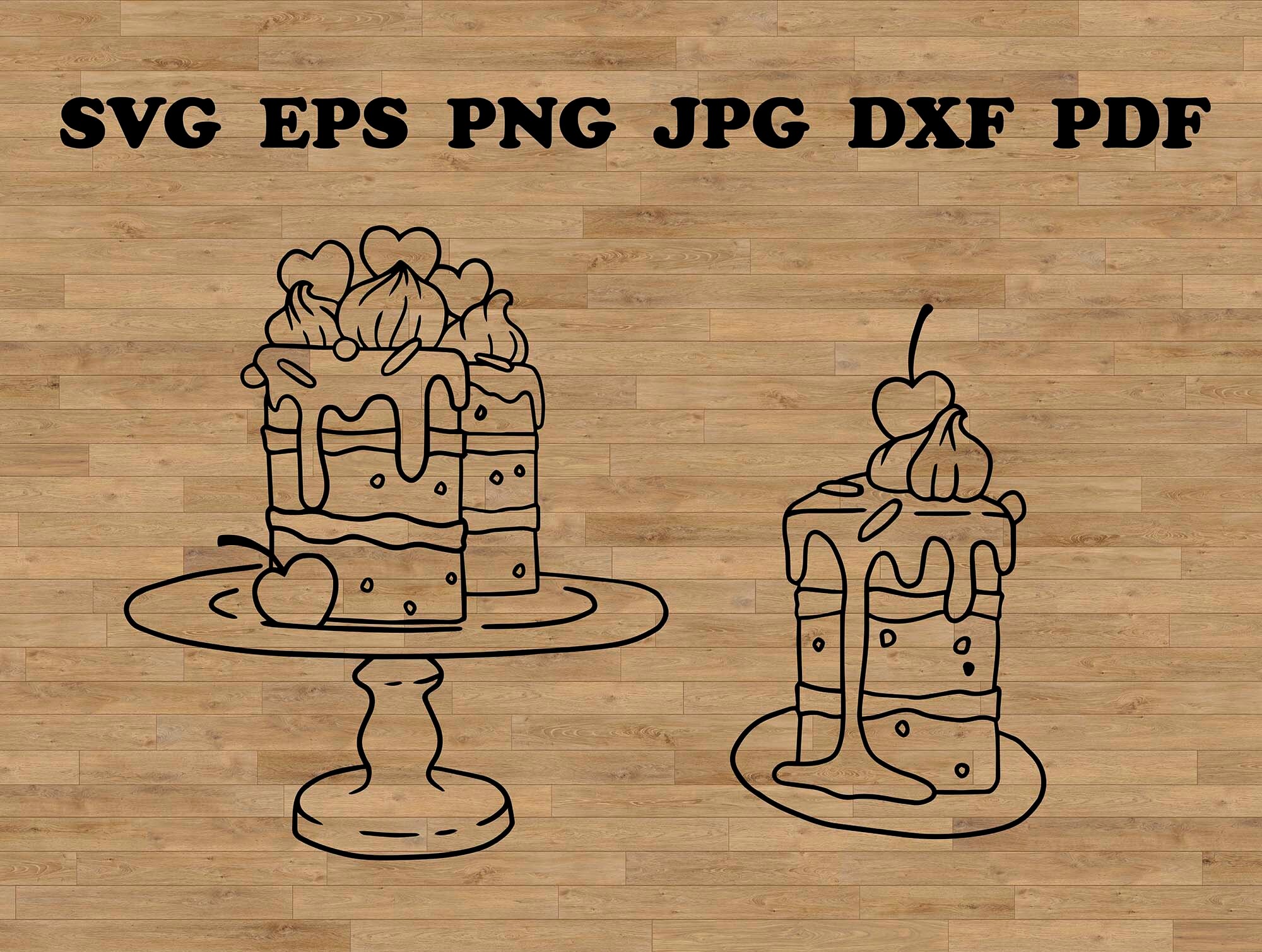 Cake Svg File Cupcake Svg Bakery Svg Birthday Cake Svg - Etsy Canada