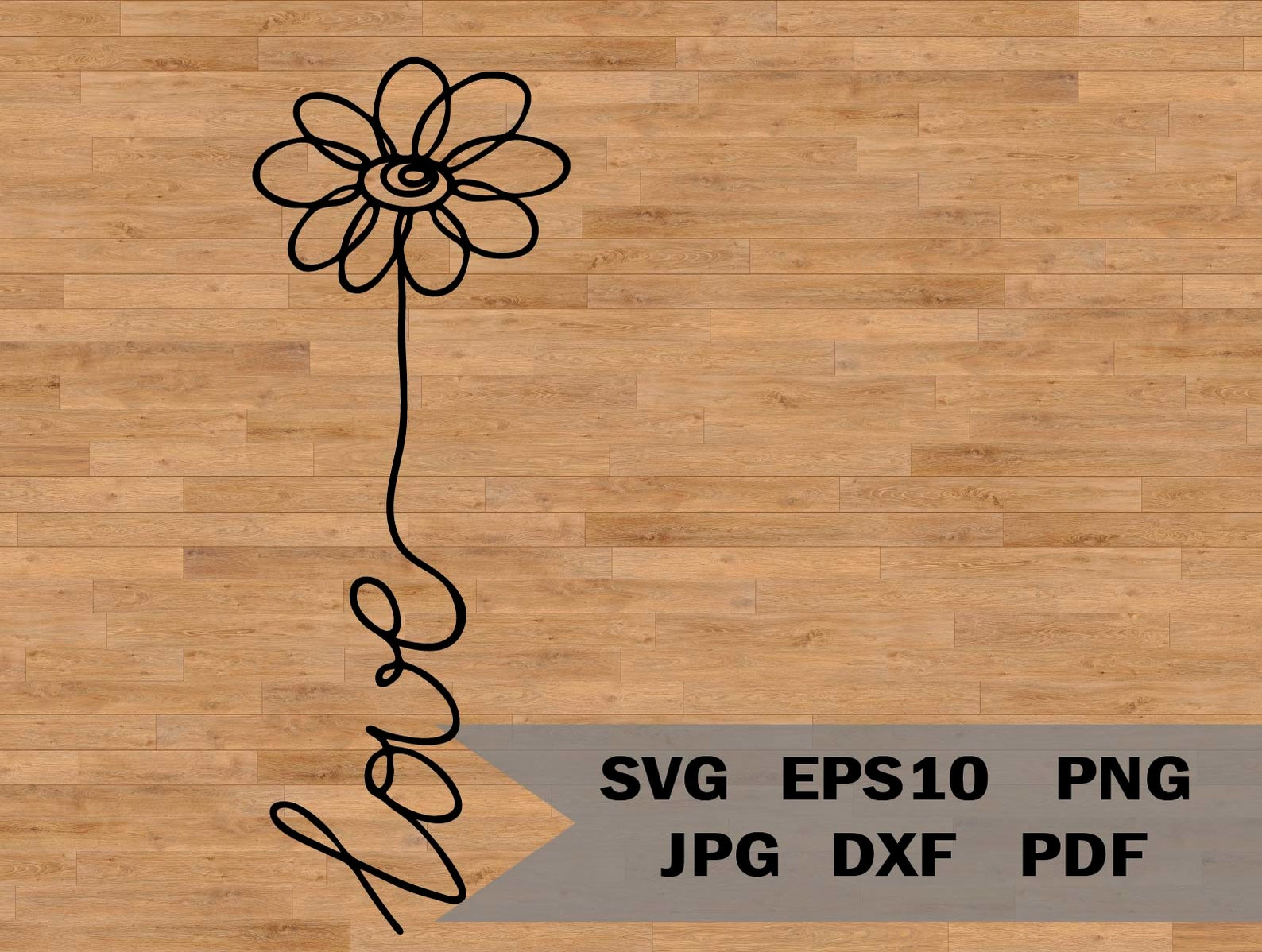 Flower Love Template Svg Bouquet Svg Bouquet Cut File Love - Etsy