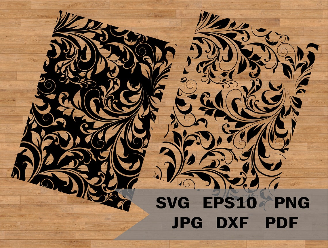 Seamless Pattern Svg Tooled Leather Png Western Pattern Svg - Etsy