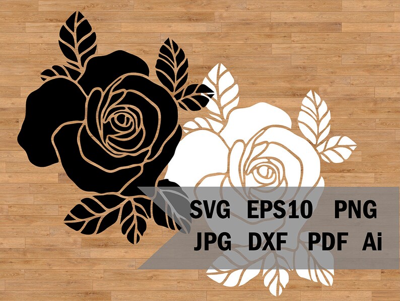 Rose Svg Template Roses Svg Roses Stencil Svg Roses Stamp - Etsy