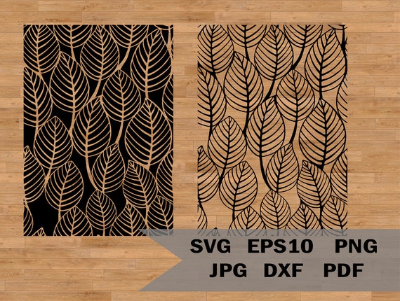 Seamless Clipart Leaves Pattern SVG Flower Pattern SVG - Etsy